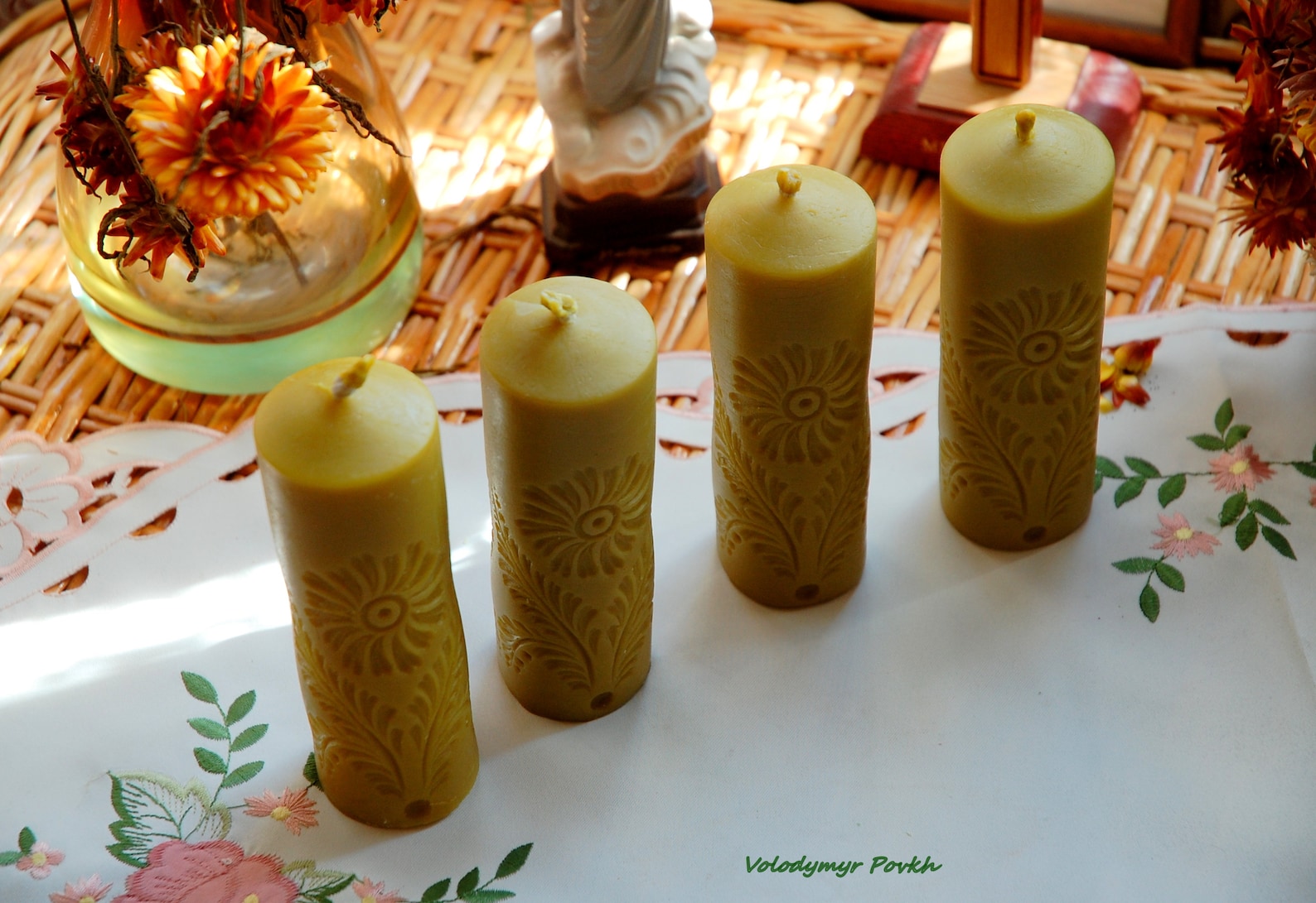 Beeswax Candles Pillar Candles Catholic Candles Natural - Etsy