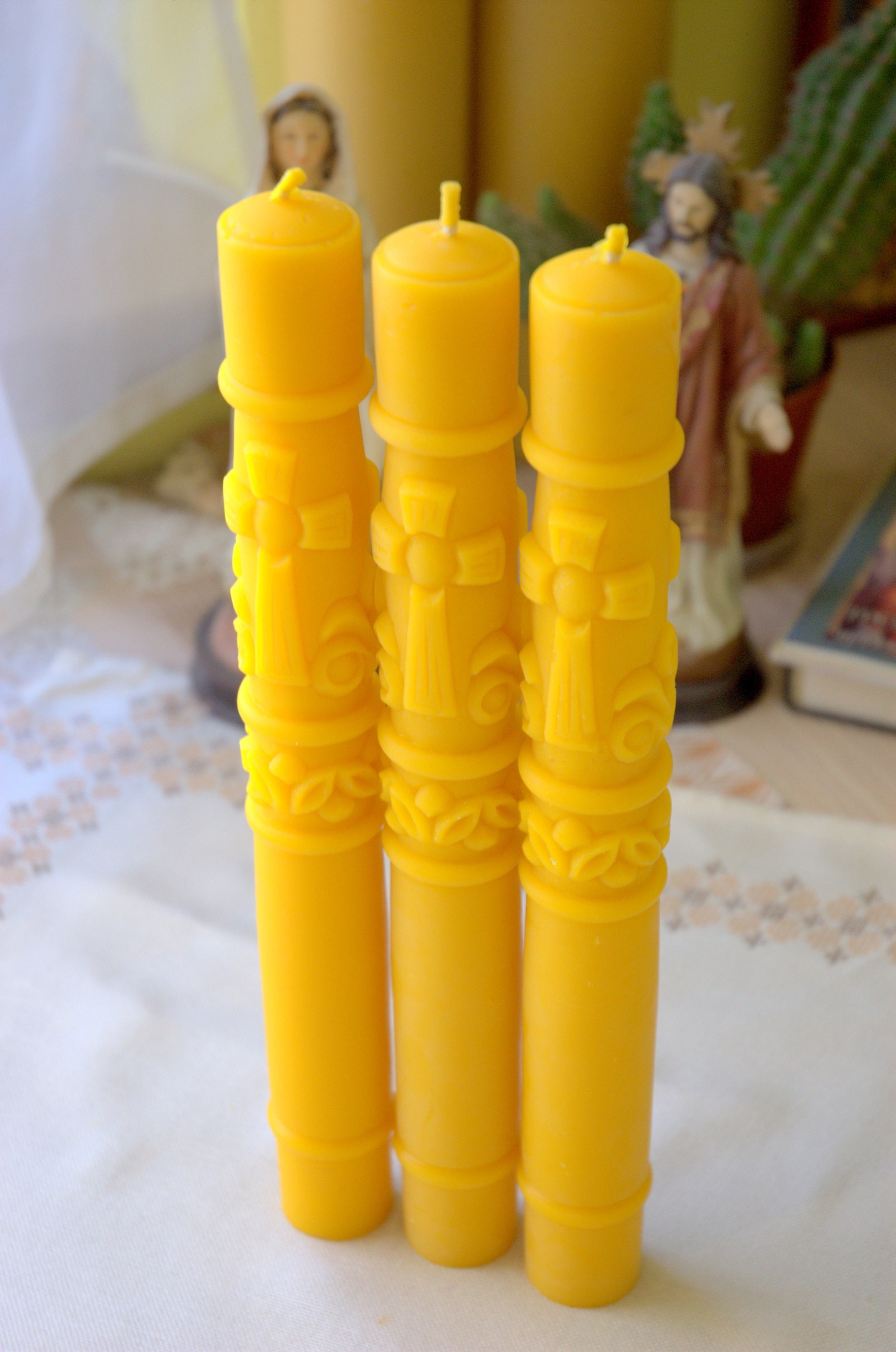 Beeswax Candles Altar Candles Candles for Mom Candles for - Etsy