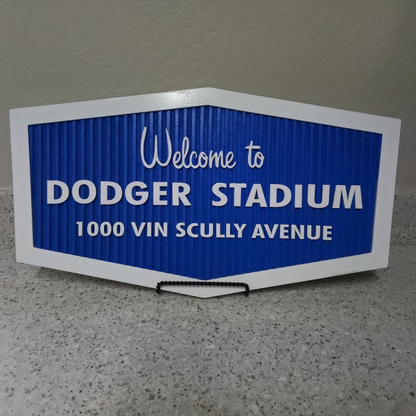 Welcome to Dodger Stadium Sign - Etsy