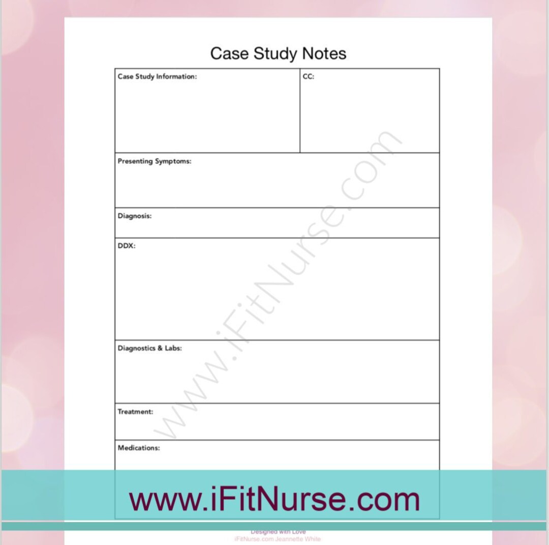 Case Study Notes Organizer - Etsy