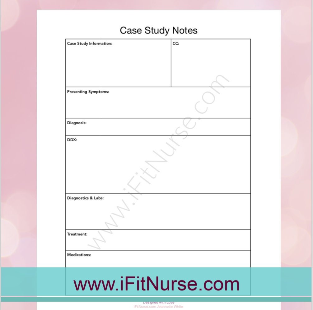 Case Study Notes Organizer - Etsy