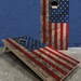 American Flag Rivet Cornhole Boards - Etsy