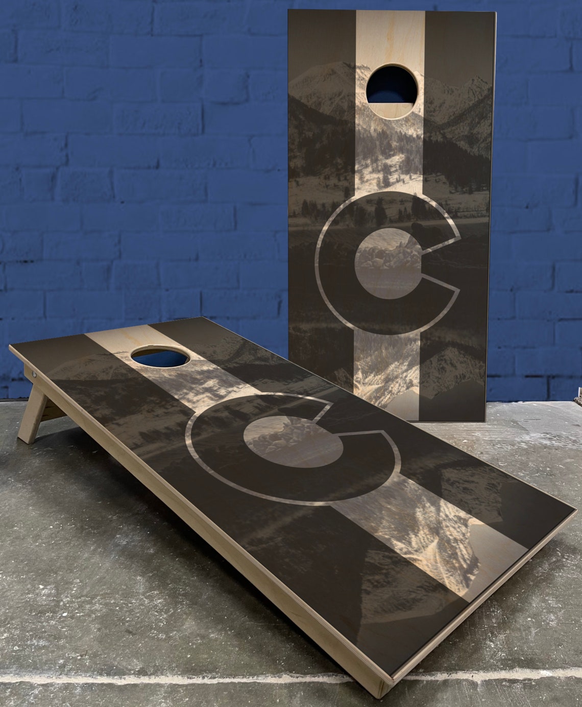 Colorado Mountain Cornhole Boards - Etsy