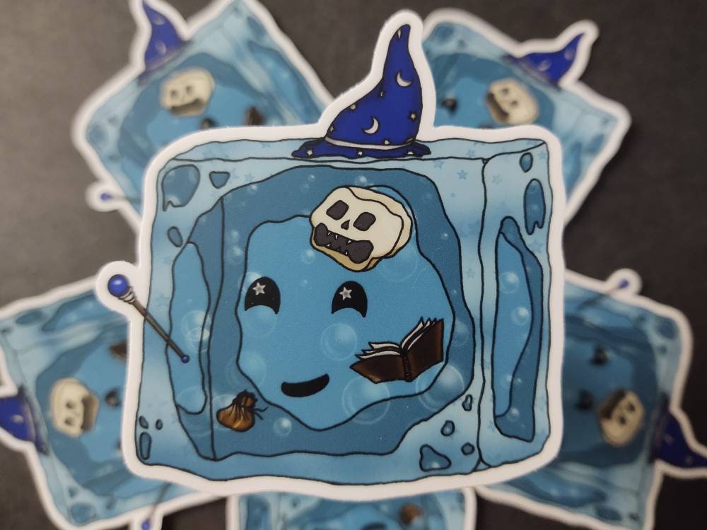Wizard Slime Vinyl Sticker Scratch Resistant Weatherproof - Etsy Canada