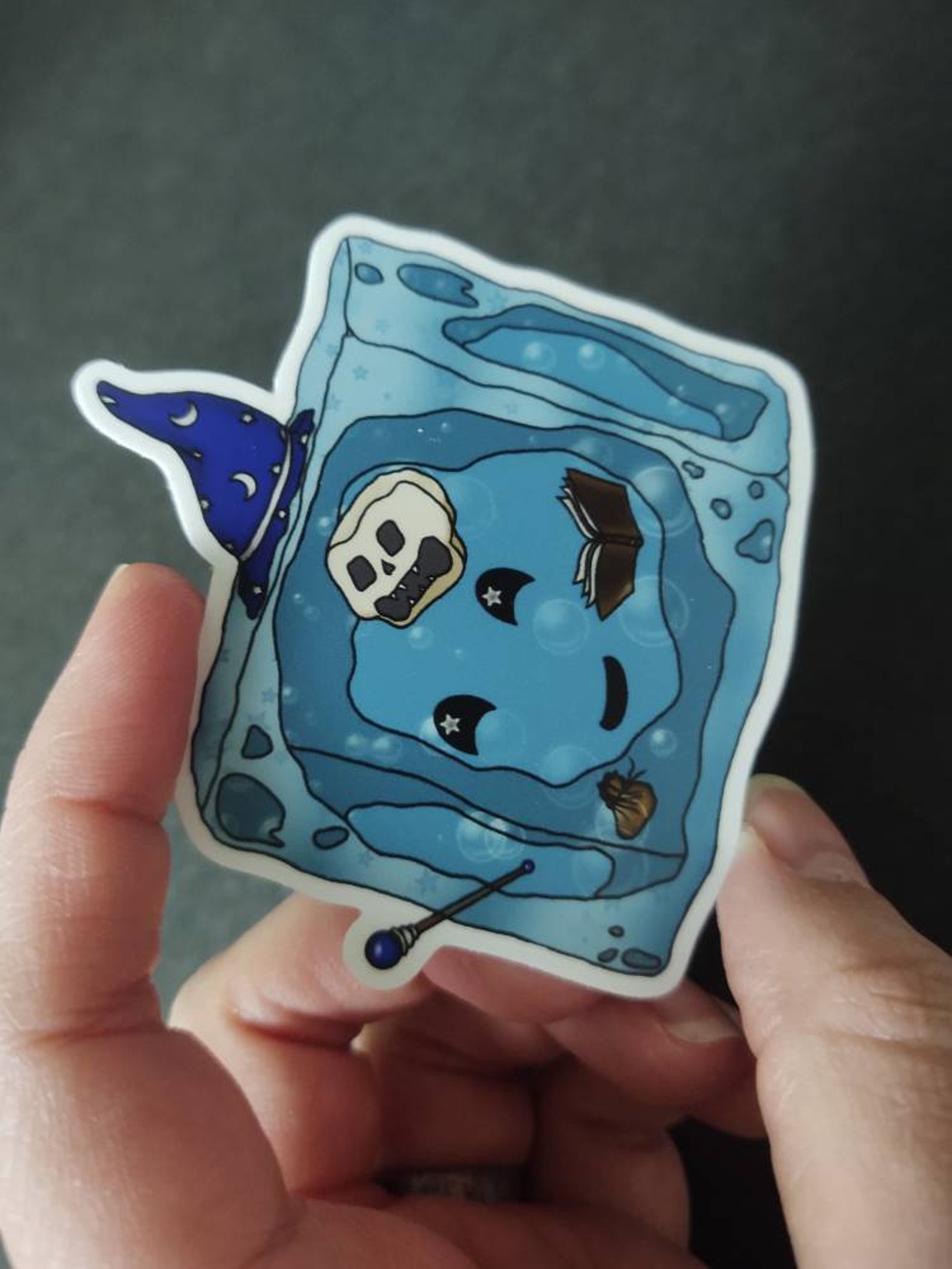 Wizard Slime Vinyl Sticker Scratch Resistant Weatherproof - Etsy Canada