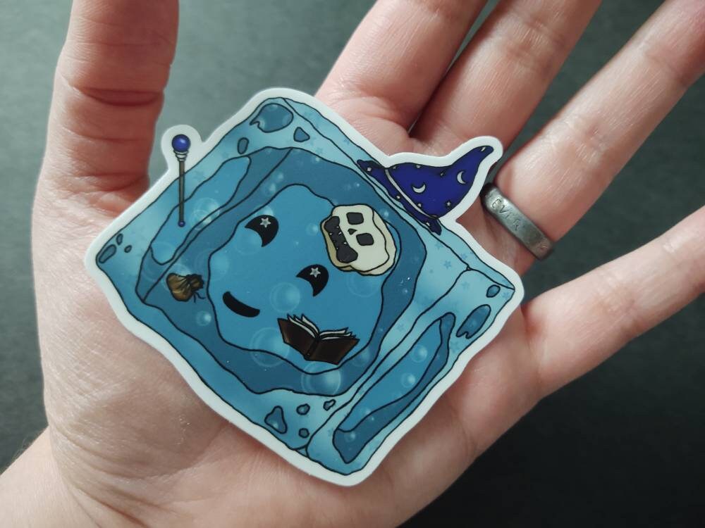 Wizard Slime Vinyl Sticker Scratch Resistant Weatherproof - Etsy Canada