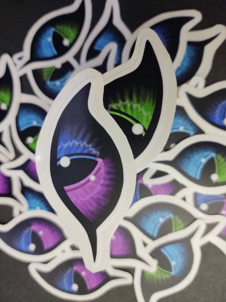 Dragon Eye Vinyl Sticker - Scratch Resistant, Weatherproof, and ...