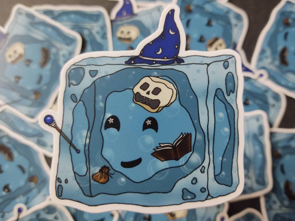 Wizard Slime Vinyl Sticker Scratch Resistant Weatherproof - Etsy Canada