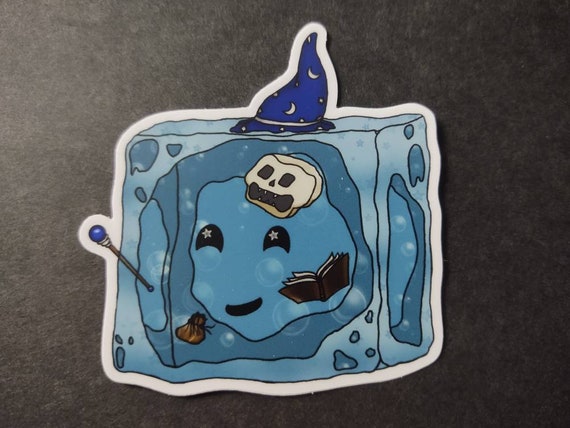 Wizard Slime Vinyl Sticker Scratch Resistant Weatherproof | Etsy