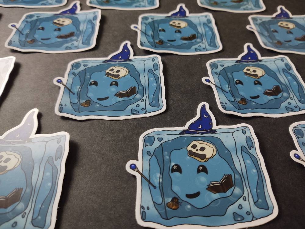 Wizard Slime Vinyl Sticker Scratch Resistant Weatherproof - Etsy Canada