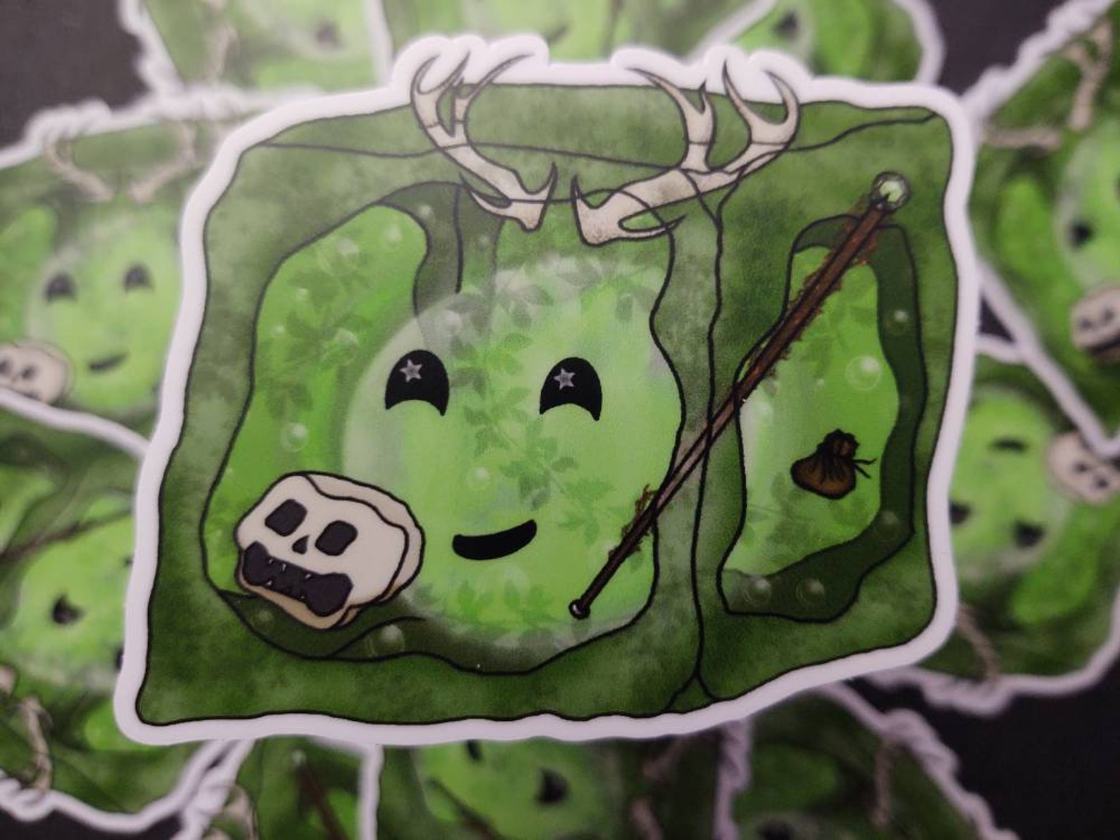 Druid Slime Vinyl Sticker Scratch Resistant Weatherproof - Etsy