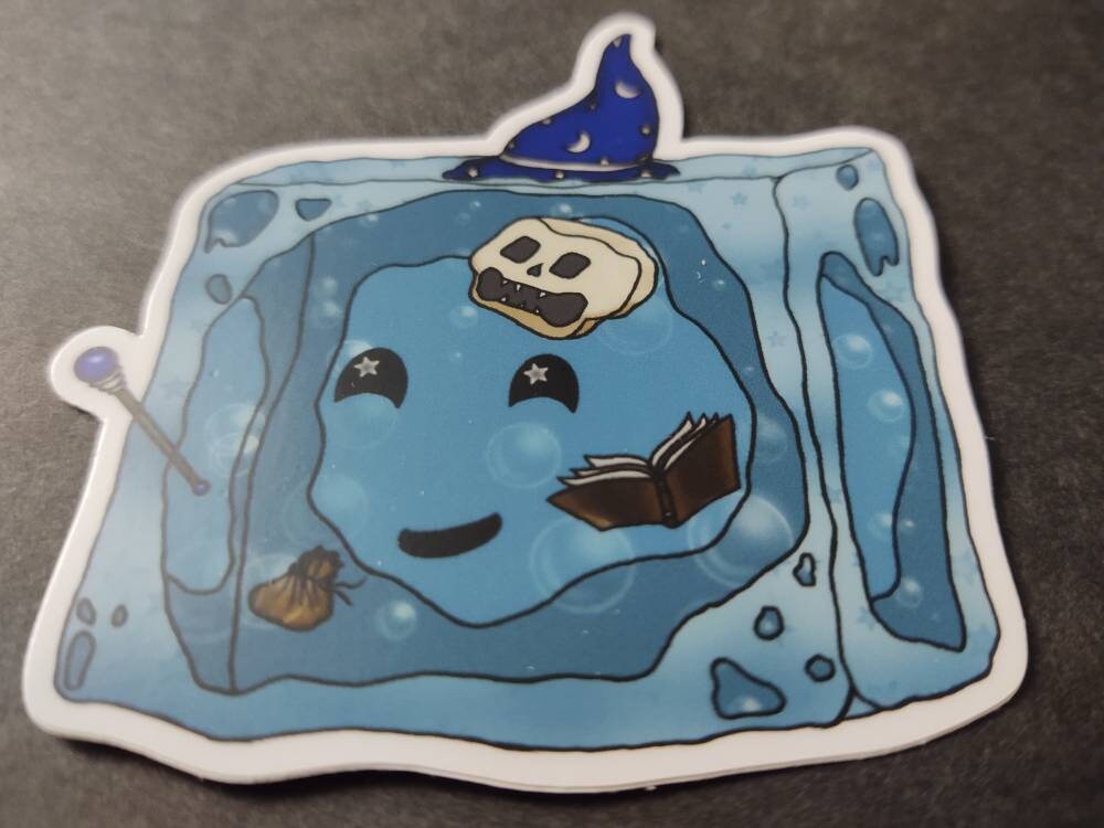 Wizard Slime Vinyl Sticker Scratch Resistant Weatherproof - Etsy Canada