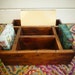 Rustic Handcrafted Wooden Kitchen Caddy / Table Tidy / Tableware ...