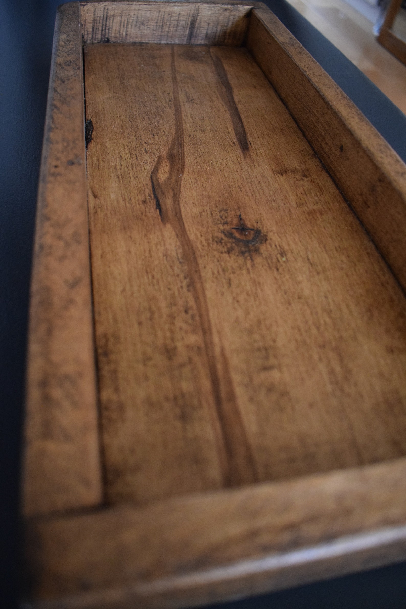 Shallow Reclaimed Wood Tray / Bathroom Tray / Tea Tray / - Etsy UK