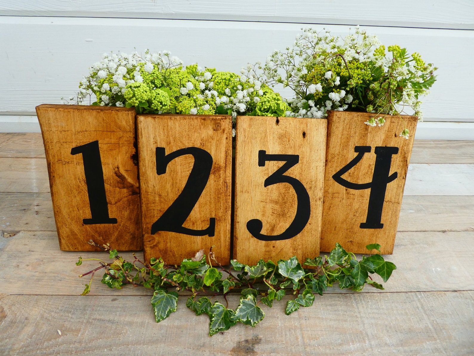 Rustic Wood Wedding Table Numbers / Reclaimed Pallet Timber / - Etsy UK