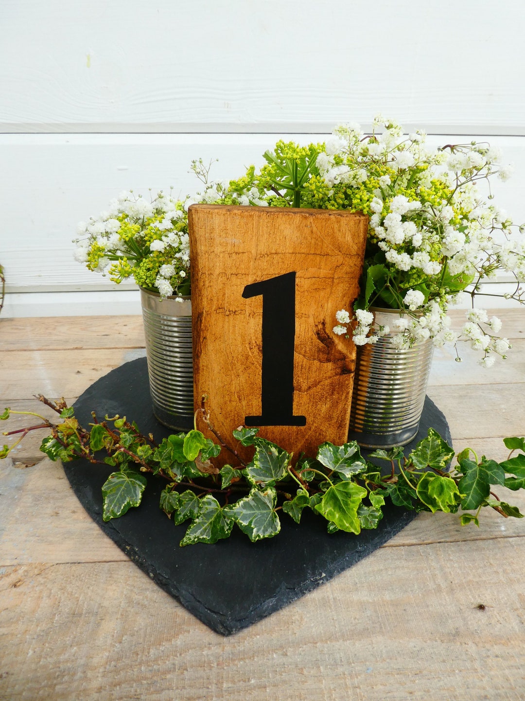 Rustic Wood Wedding Table Numbers / Reclaimed Pallet Timber / Wedding ...