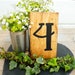 Rustic Wood Wedding Table Numbers / Reclaimed Pallet Timber / Wedding ...