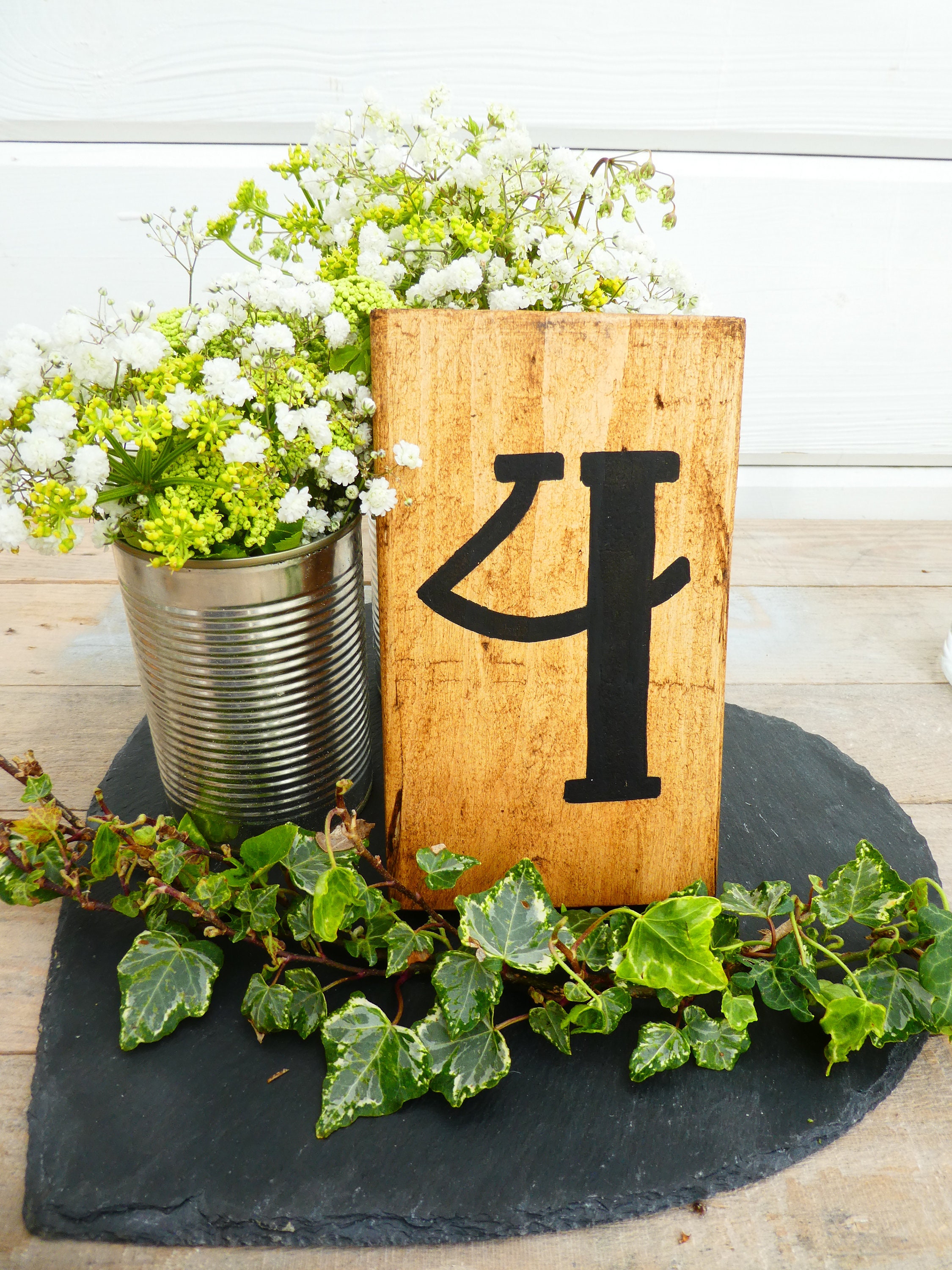 Rustic Wood Wedding Table Numbers / Reclaimed Pallet Timber / - Etsy UK