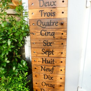 French Boules Wooden Scoreboard / Pentaque / Boules / Bocce Ball ...