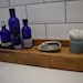 Shallow Reclaimed Wood Tray / Bathroom Tray / Tea Tray / Coffee Tray ...