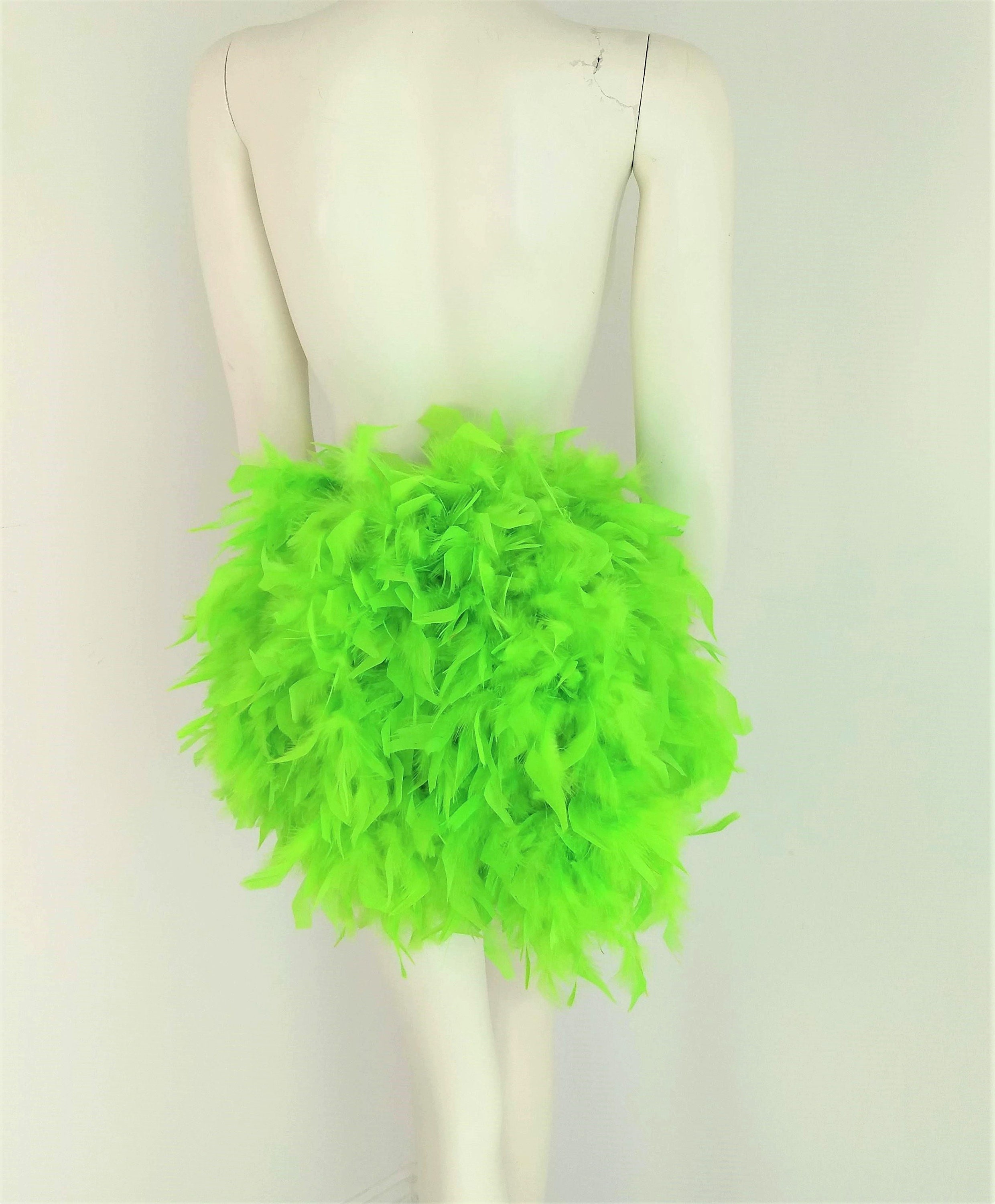 Simple Economical Feather Tail Fan Tail Back Bustle Boa Tutu Costume ...