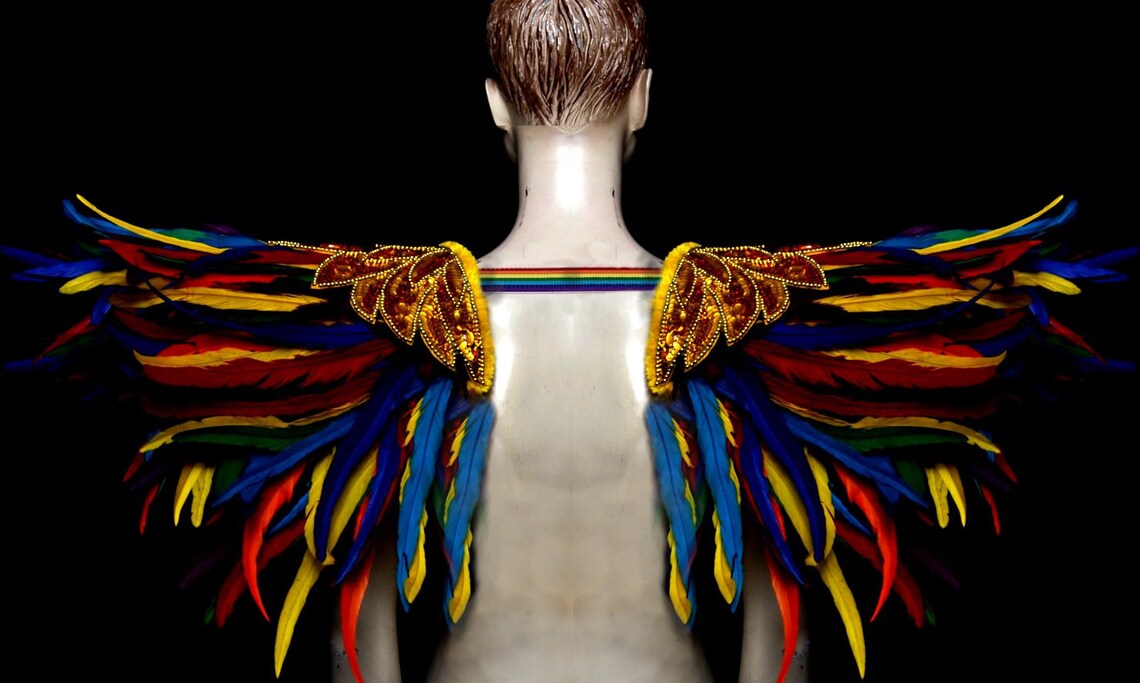 Rainbow Cocktail Shoulder Piece - Etsy