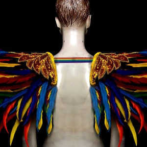 Rainbow Cocktail Shoulder Piece - Etsy