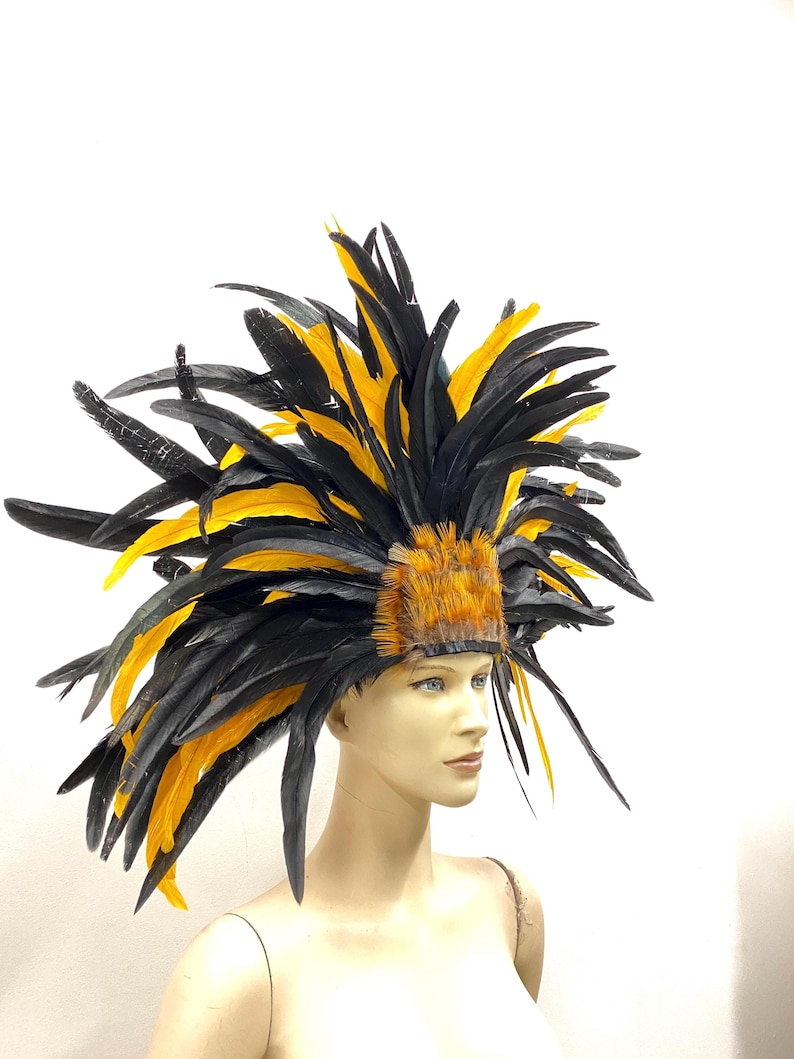 African Cat Tiger Lion Colors Priestess Prime Cocktail Feather Carnival ...
