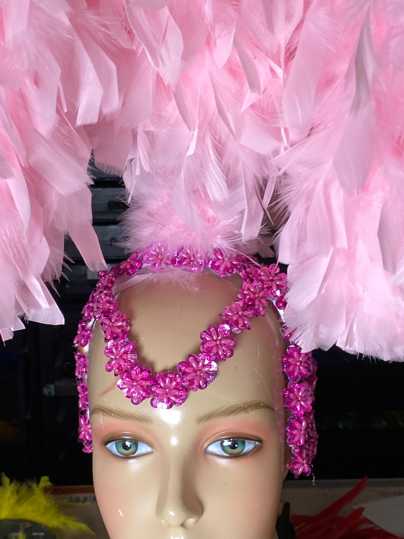 Samba Headdress Feather Piece Fantasy Fest Carnival Headpiece - Etsy