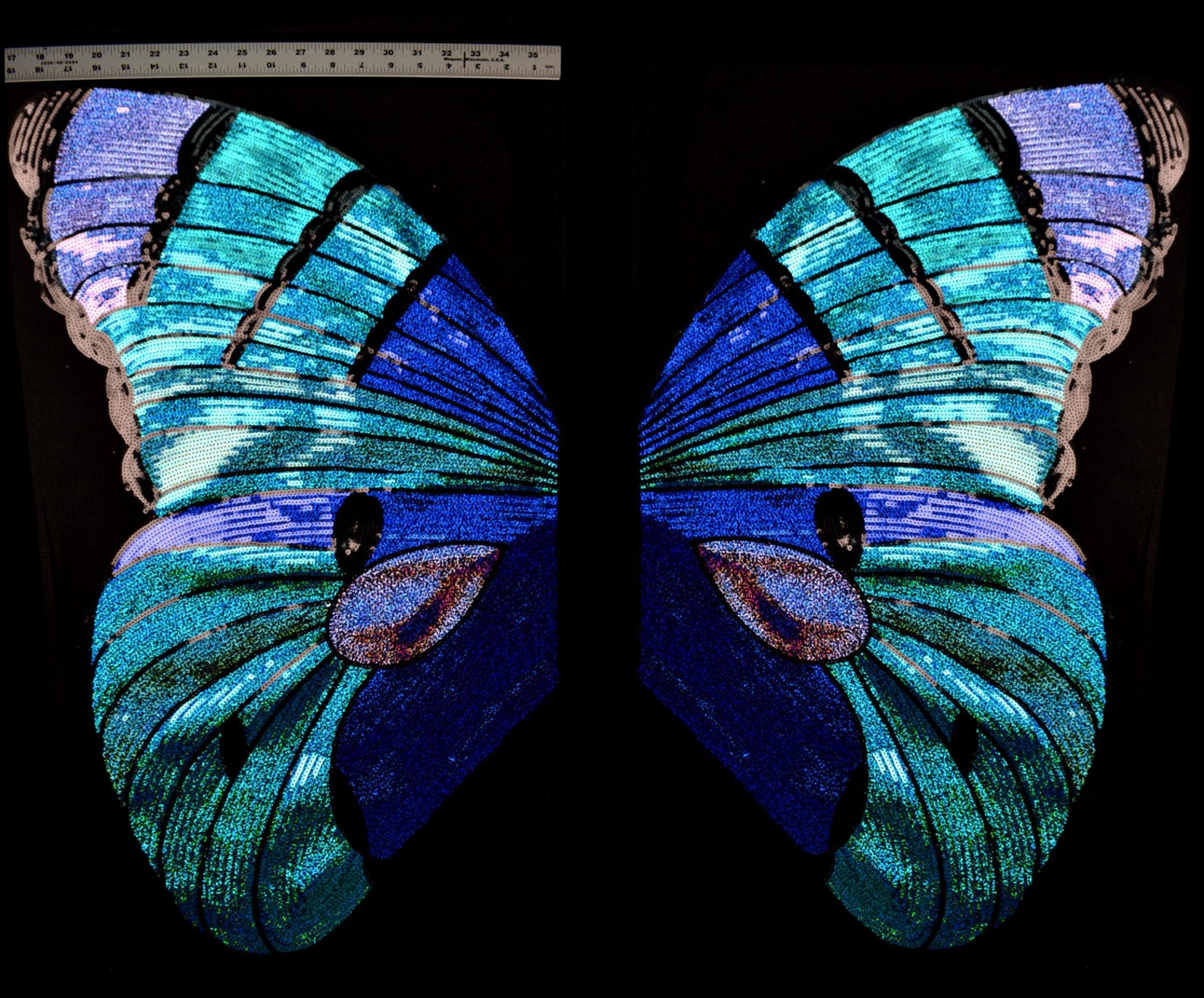 Butterfly Wings Very Large Ready Made Blue Monarch Butterfly - Etsy