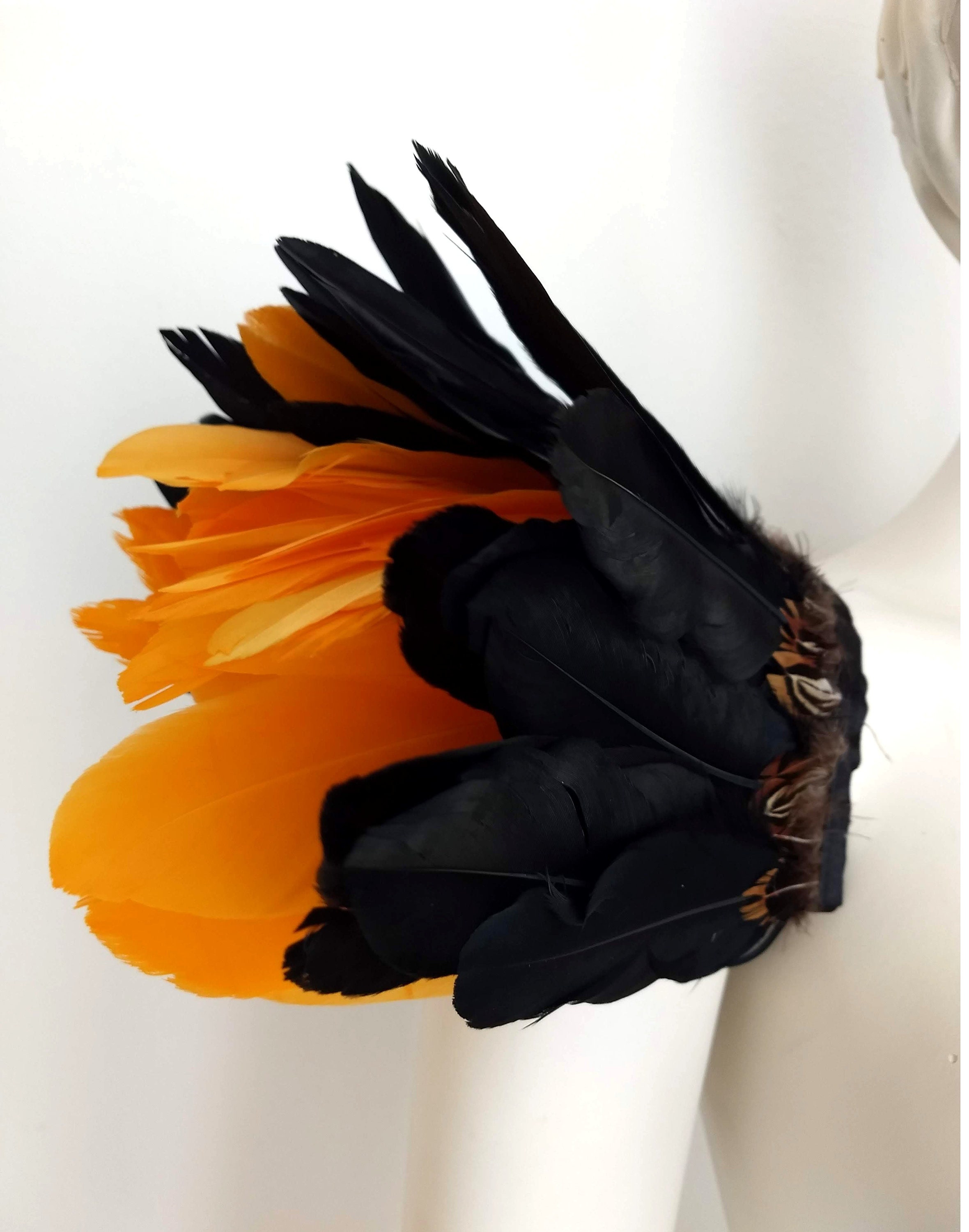 Feather Epaulets Feather Carnival Set Shoulder Pieces Showgirl Carnival ...