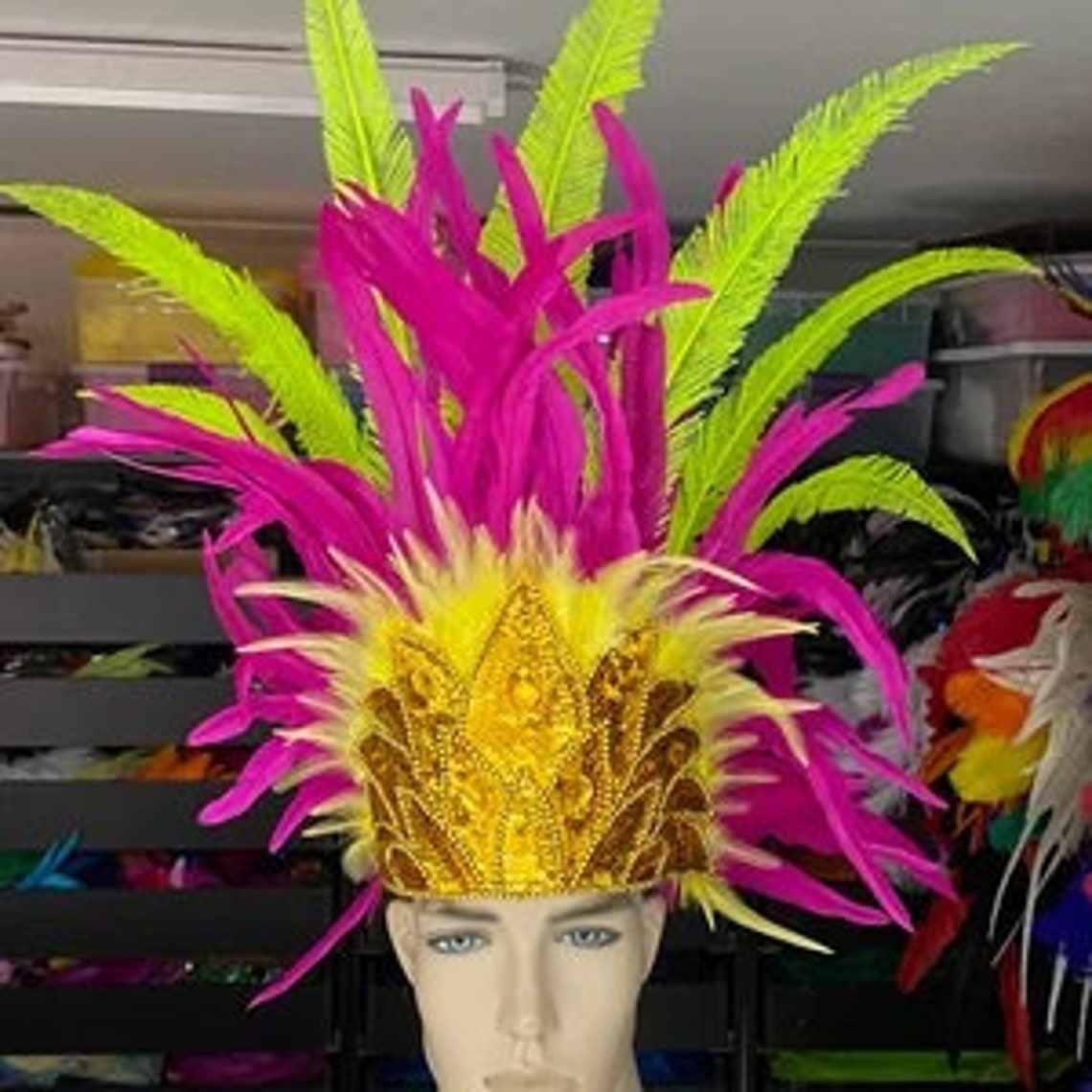 Male Samba Costume Set Feather Piece Parade Feather Fantasy - Etsy