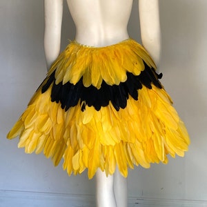 Feather Cape or Skirt, Shrug Collar, Feather Piece, Feather Shawl ...