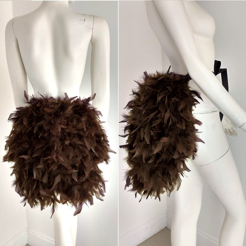 Burlesque Fan Brown - Etsy