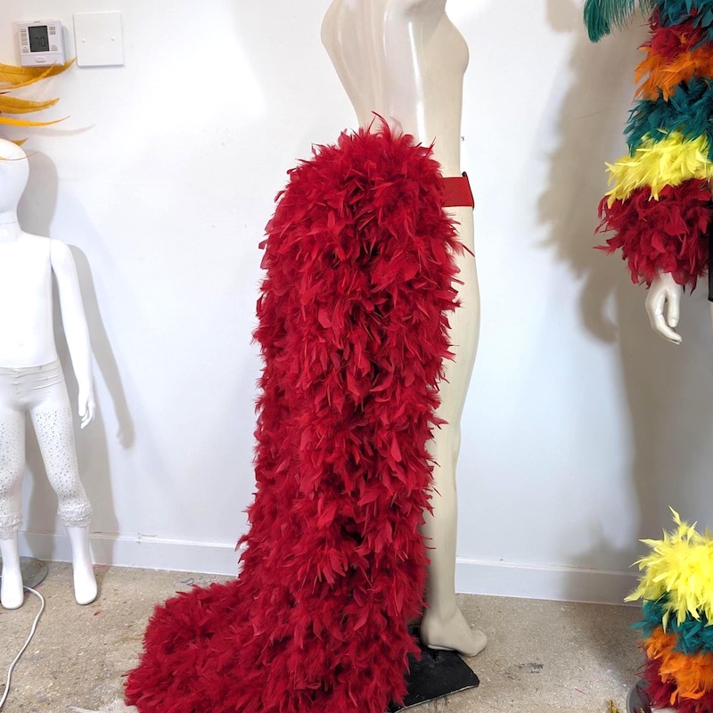 Feather Skirt Train - Etsy UK