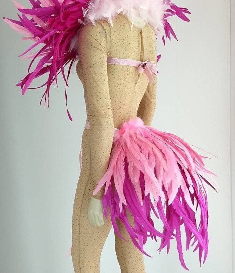 Cocktail Feather Tail Carnival Samba Pageant Hora Locashawl - Etsy