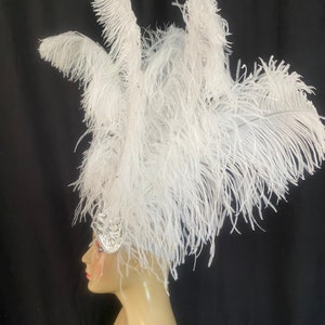 Prime Ostrich Wing Feathers Plumes Carnival Headdress Showgirl Samba - Etsy
