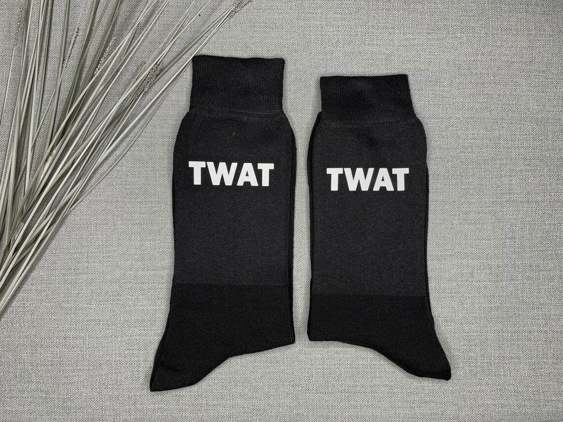 Rude Socks Twat Socks Joke Rude Insult Funny Gift Birthday A - Etsy