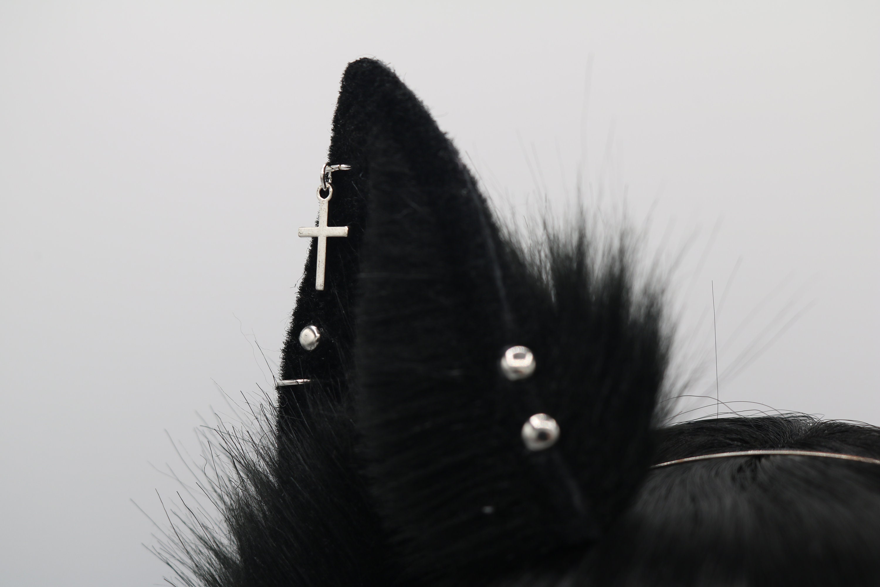 Gothic Black Puppy Ears Puppy Dog Ears Headband Neko Cat - Etsy