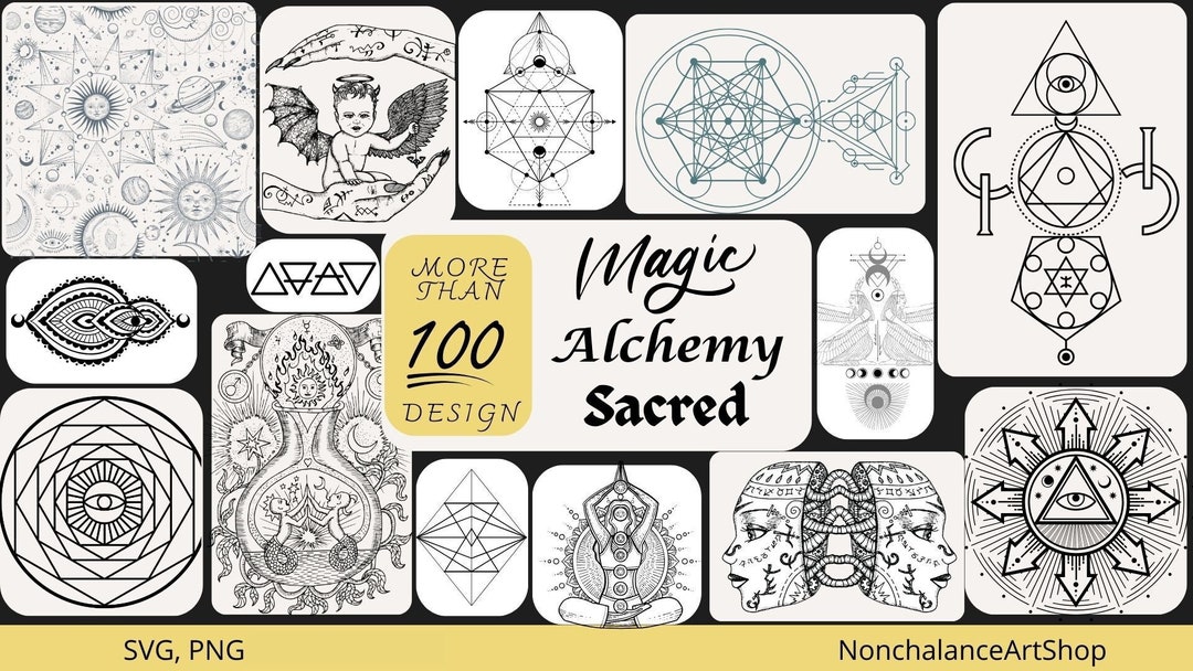 SVG Bundle Magic Alchemy Bundle SVG, T Shirt DIY Designs Files for ...