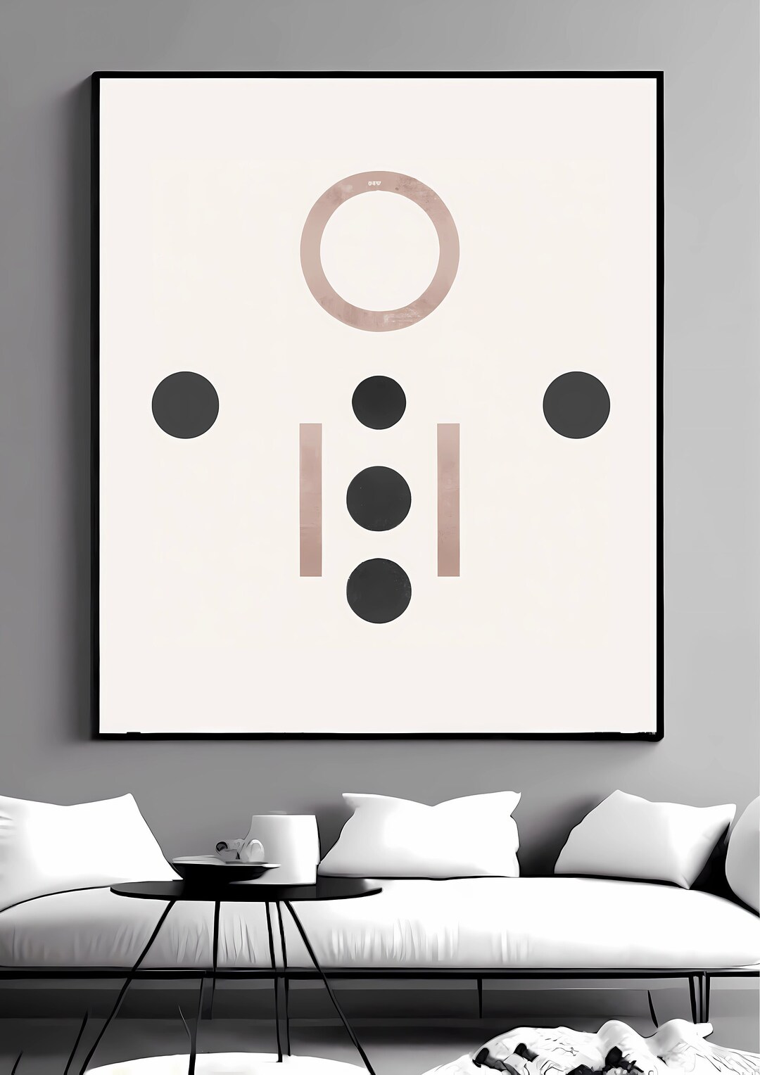 Abstract Minimalist Wall Art Decor Gift Minimalist Home Gift Timeless ...