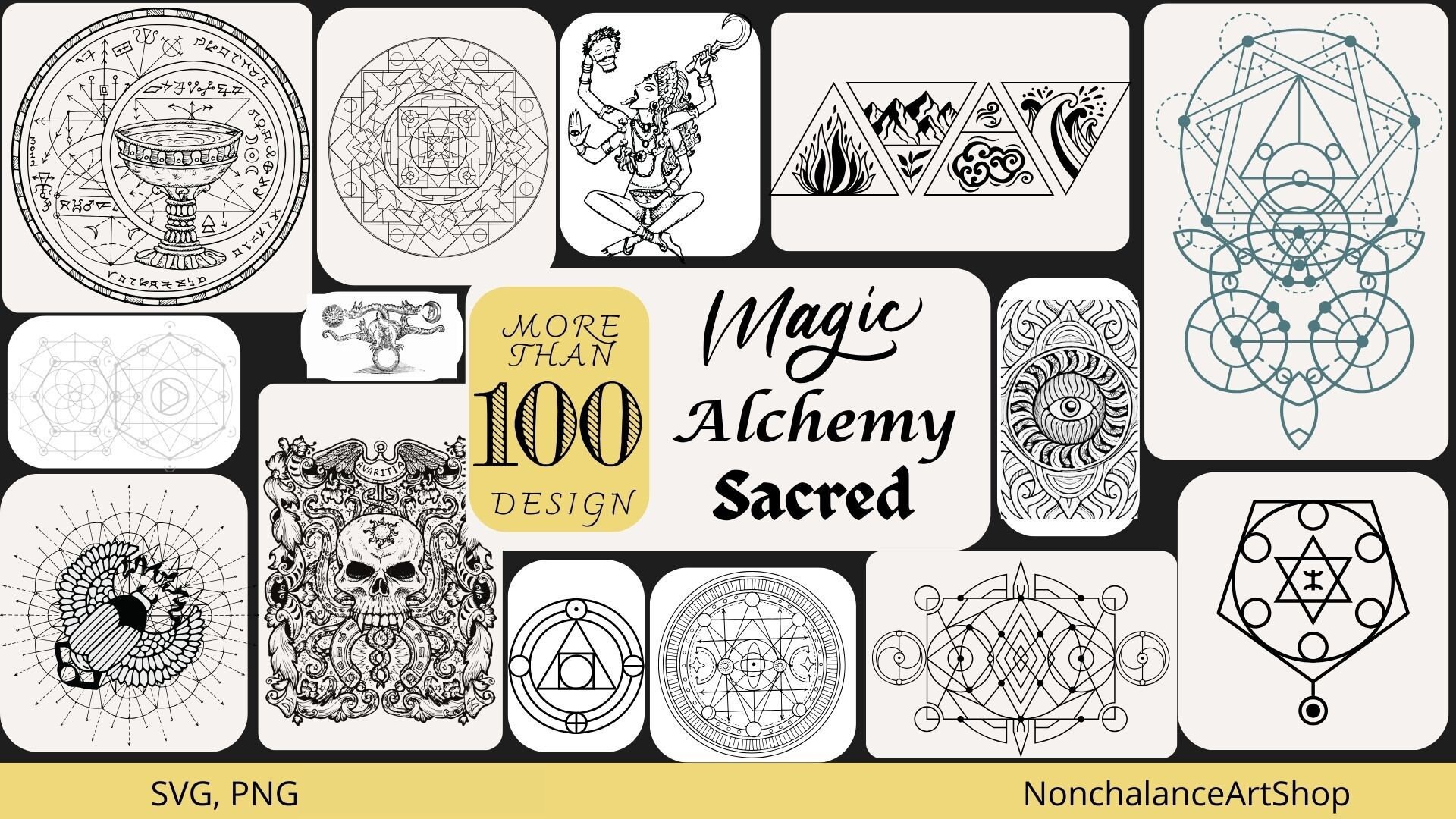 SVG Bundle Magic Alchemy Bundle SVG, T Shirt DIY Designs Files for ...