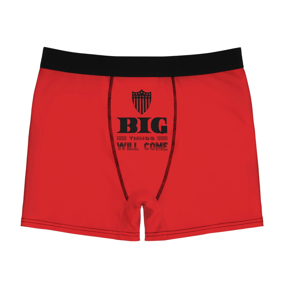 Funny Men's Boxer Briefs: "big Things..." Humorous Underwear Gift - Etsy