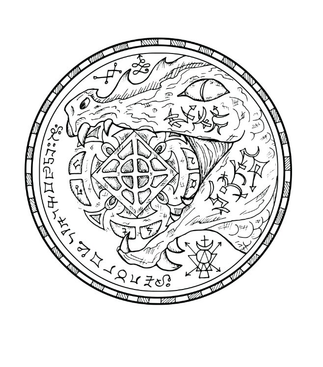 Alchemy Coloring Book Pages for Adults Colouring Book Printable Calming ...