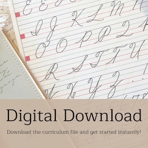 Classic Cursive Curriculum, Cursive Connection, Palmer Method ...