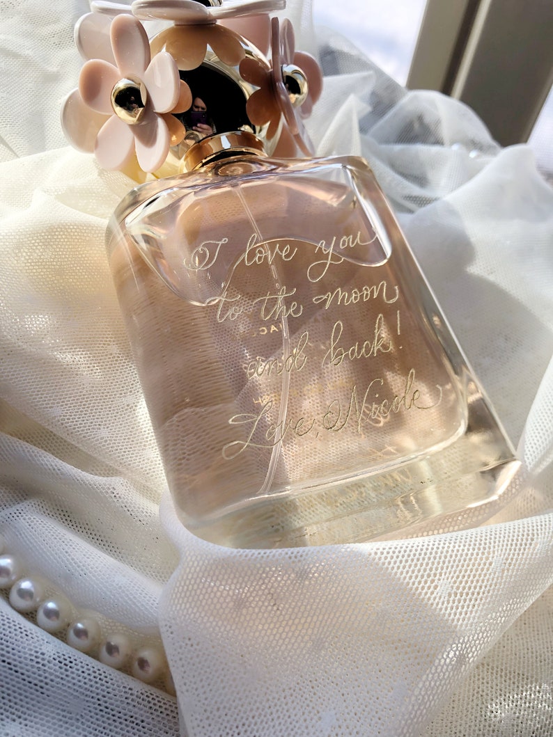 Custom Engraved Perfume Bottle | Gift for Bride | Mother of the Bride ...