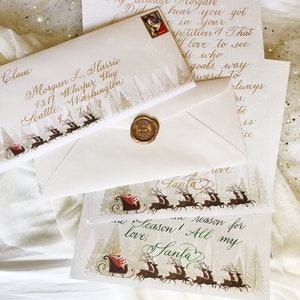 Authentic Santa Letter Hand Written | Christmas Eve Letter | Letter ...