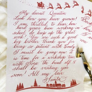 Authentic Santa Letter Hand Written | Wax Seal Letter | Letter From ...