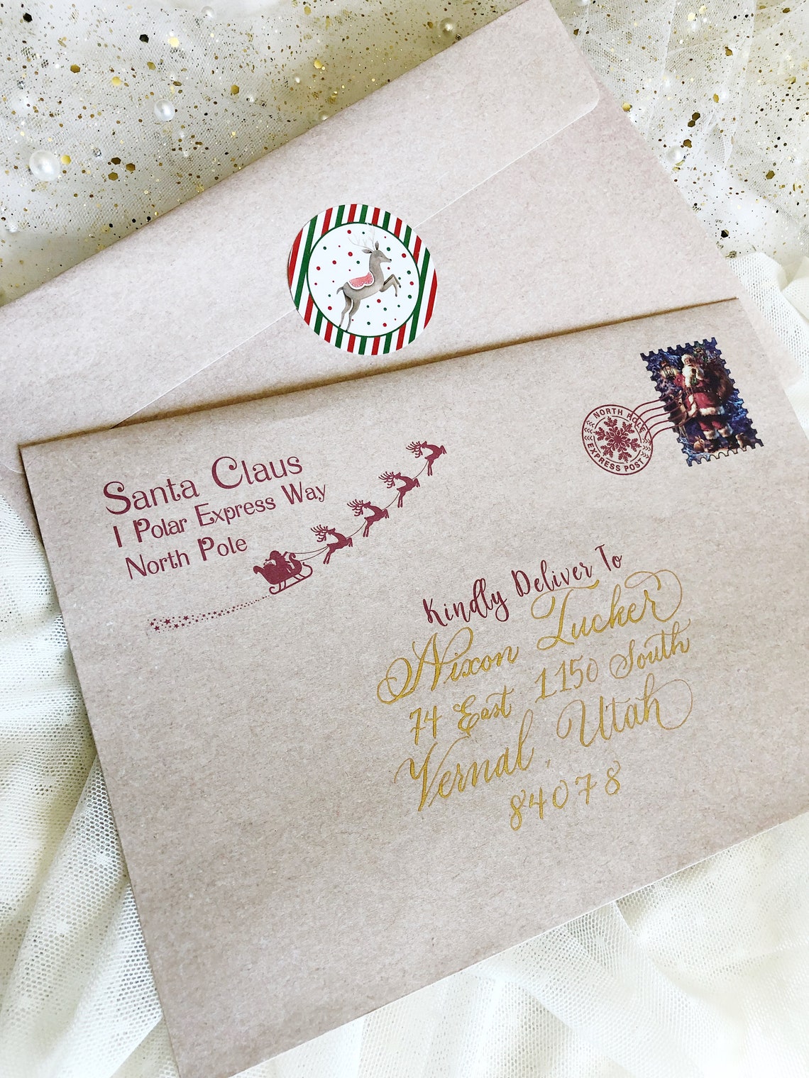 Hand Written Personalized Santa Letter Christmas Eve Letter - Etsy