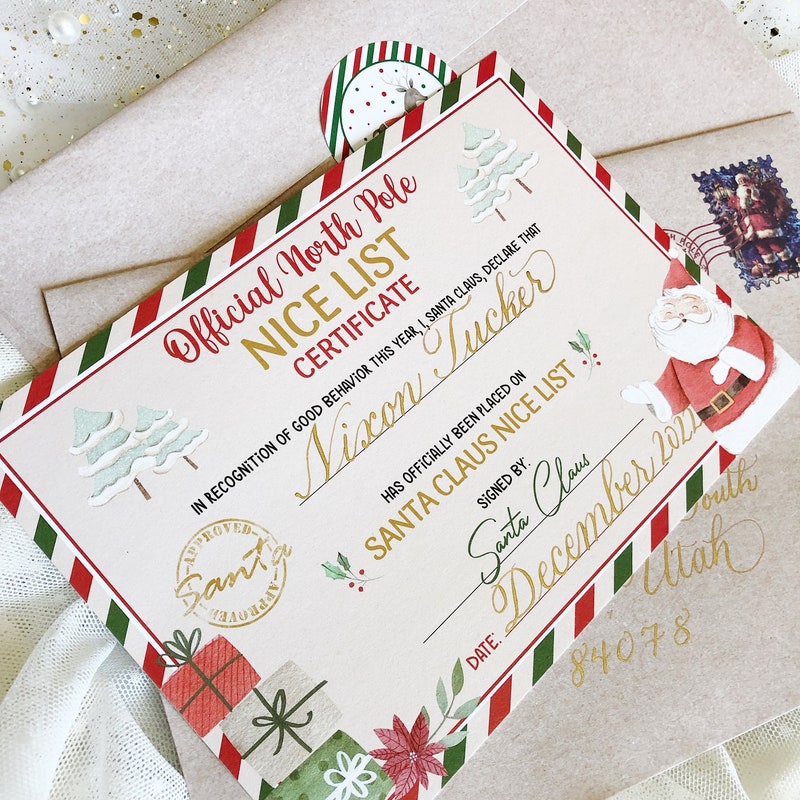Letter From Santa - Etsy